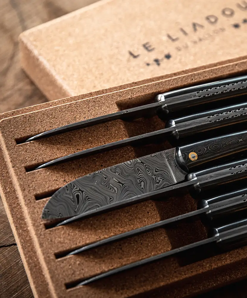 Luxury cutlery table knife sets – Liadou | French artisanal knives